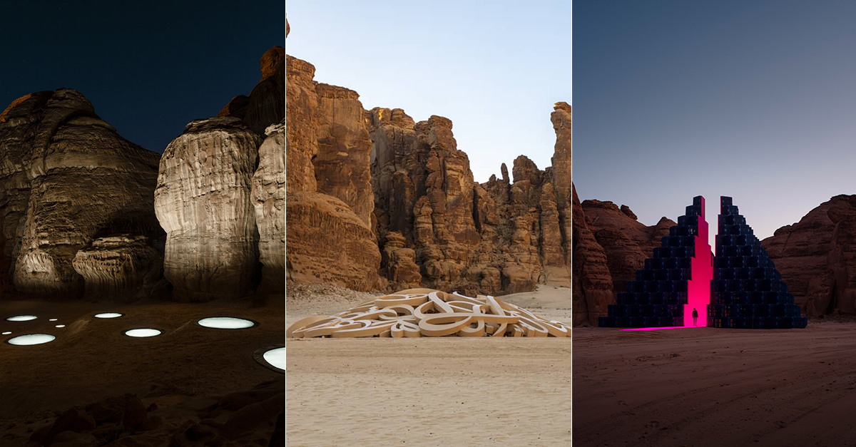 The Desert X exhibition in the beautiful Alula desert is one you can't miss