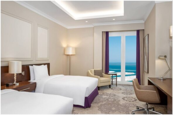 This latest Hilton property in Al Khobar comes with a dramatic vista ...